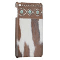"Cowhide & Turquoise" Western IPad Case Cover For The iPad Mini | Zazzle