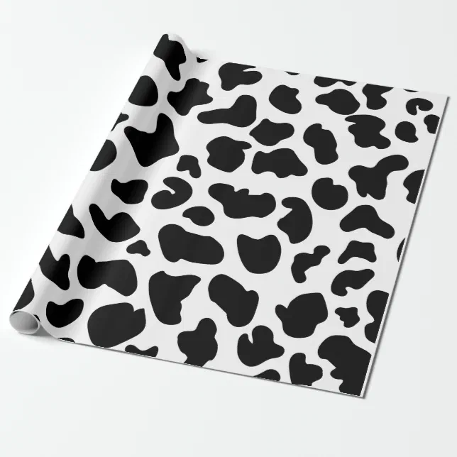 Cowhide wallpaper - Cow background Wrapping Paper | Zazzle