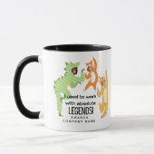 Coworker - I work with absolute legends! Leaving Mug | Zazzle