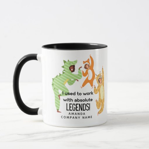 Coworker - I work with absolute legends! Leaving Mug | Zazzle