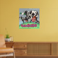 Cows Bred For Heavy Cream Funny Poster | Zazzle