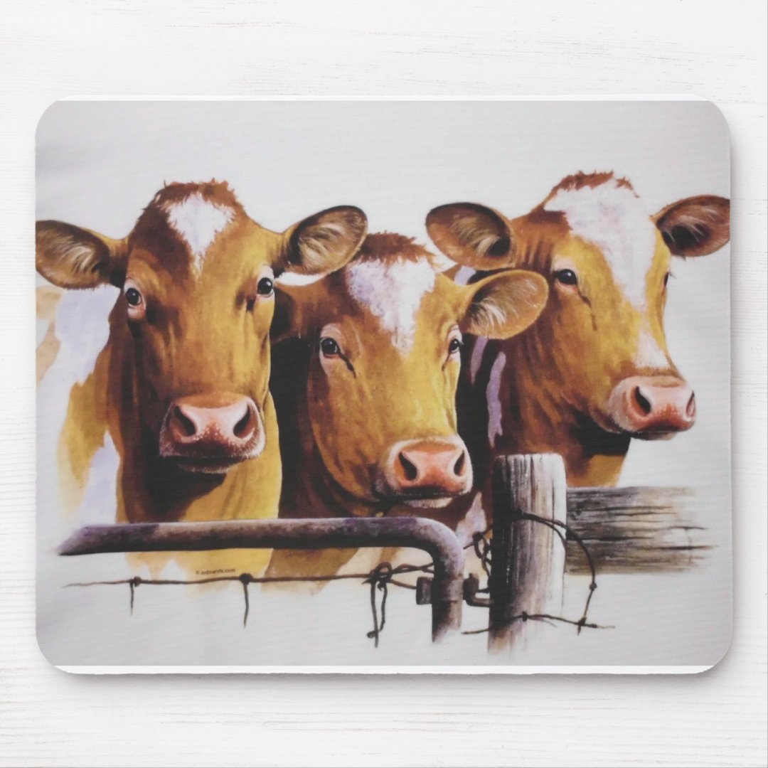 cows mouse pad | Zazzle