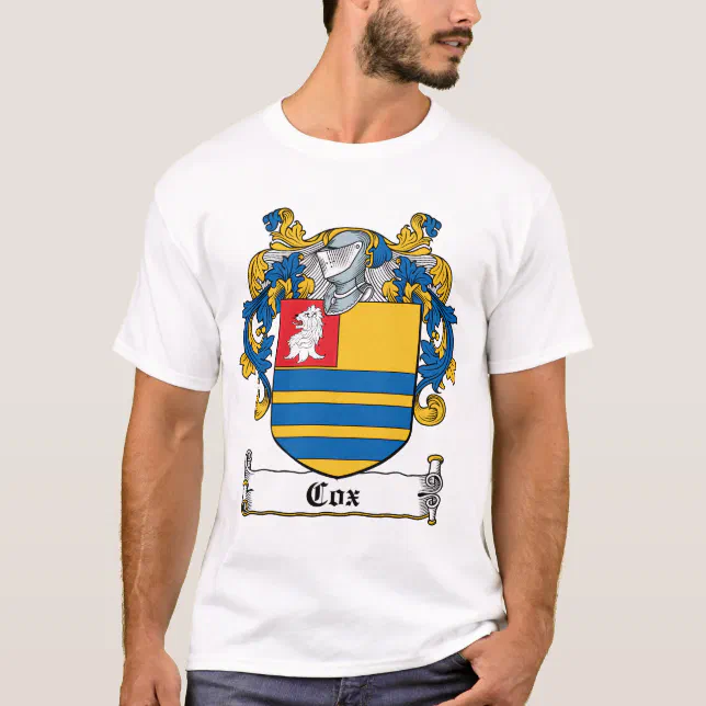 Cox Family Crest T-Shirt | Zazzle
