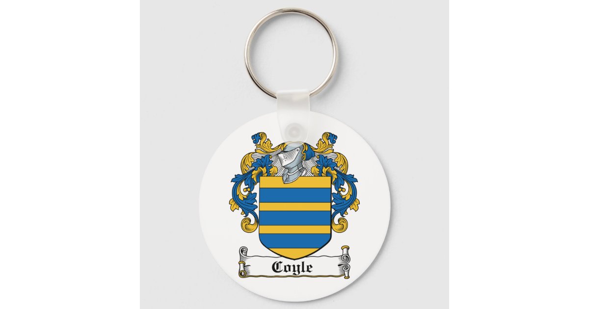 Coyle Family Crest Keychain | Zazzle