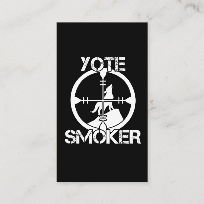 Coyote Hunter Yote Sniper Wild Animal Hunting Business Card | Zazzle.com