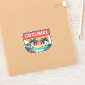 Cozumel Mexico Retro Emblem Sticker | Zazzle