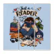 Cozy Book Lover Reading Illustration Triptych | Zazzle