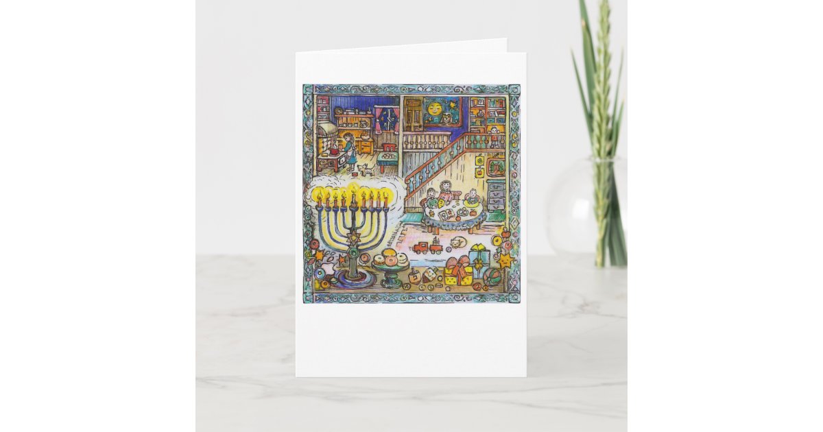 Cozy Chanukah - Greeting Card | Zazzle