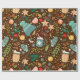 Cozy Cocoa and Mittens Cute Holiday Christmas Wrapping Paper | Zazzle