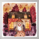 Cozy Cottage in the Autumn With Fall Leaves Poster | Zazzle