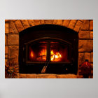 Fireplace Poster | Zazzle.com