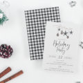 Cozy Nature Holiday Party Invitation | Zazzle