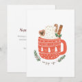 Cozy Up Hot Cocoa Mug Christmas Holiday Card | Zazzle