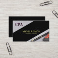 CPA Certified accountant with Calculator Pen Business Card | Zazzle
