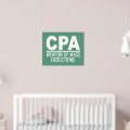 CPA custom color poster | Zazzle