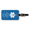 CPAP or Medical Alert Carry On Luggage Tag | Zazzle