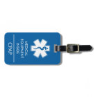 CPAP or Medical Alert Carry On Luggage Tag | Zazzle