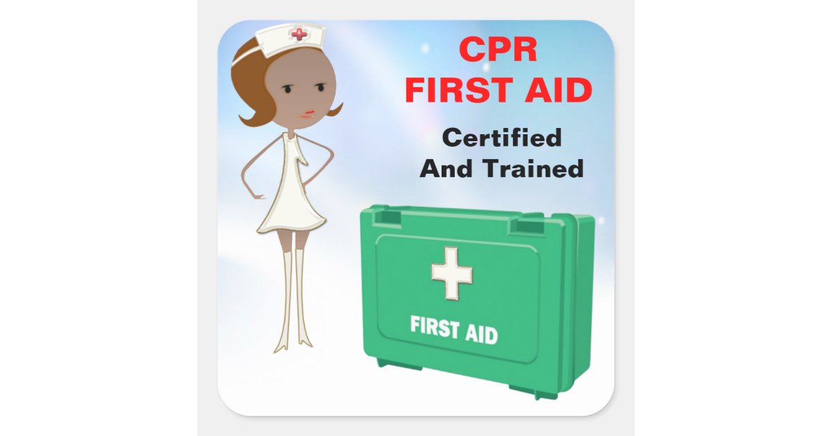 CPR First Aid Stickers | Zazzle