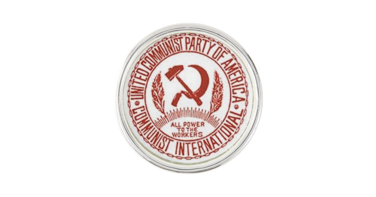 CPUSA Retro Lapel Pin | Zazzle