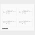 CQBR MK18 Mod 0 Rectangle Stickers | Zazzle