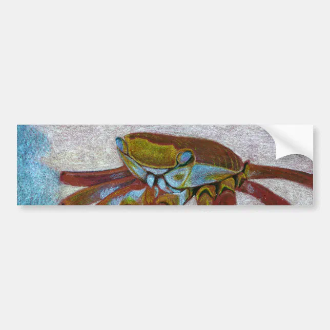 Crab Bumper Sticker | Zazzle