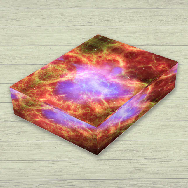 Crab nebula deep space astronomy paperweight | Zazzle