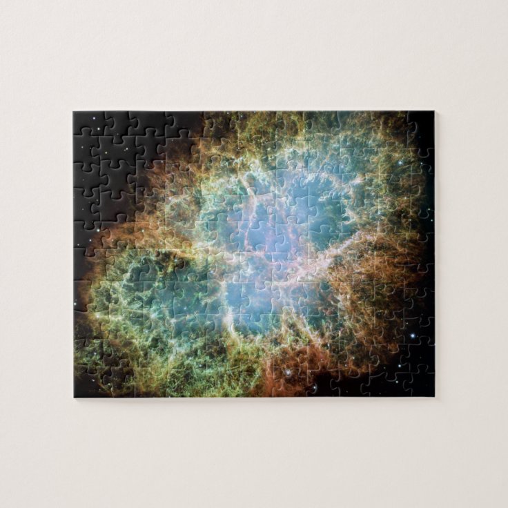 Crab Nebula – Hubble Telescope Jigsaw Puzzle | Zazzle
