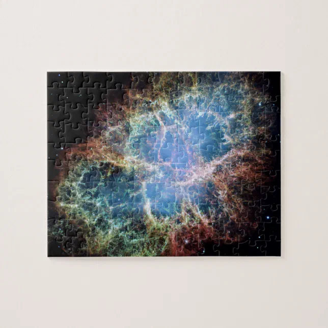 Crab Nebula Space NASA photo Jigsaw Puzzle | Zazzle