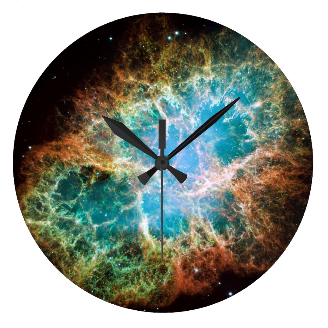 Crab Nebula Wall Clock | Zazzle