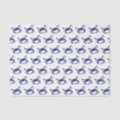 Crab Silhouette #1 Drawing Blue Tissue Paper | Zazzle