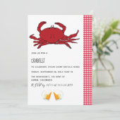 Crabfest Party customized invitation | Zazzle
