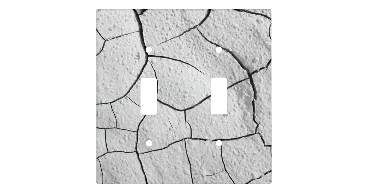 Cracked Earth Cool Texture Light Switch Cover | Zazzle