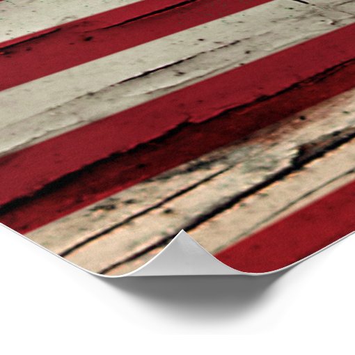 Crackle Paint | Irish American Flag Poster | Zazzle