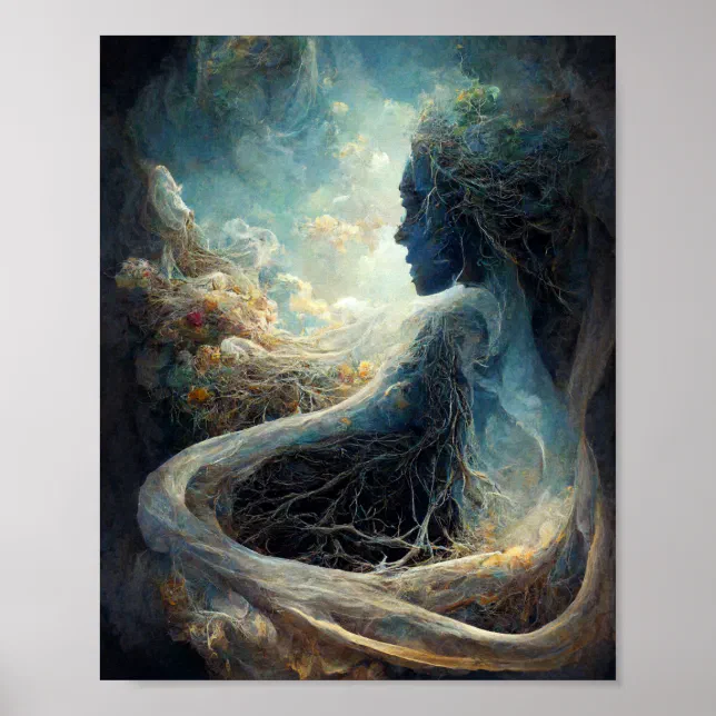 Cradle of the World Fantasy Science Fiction Art Poster | Zazzle