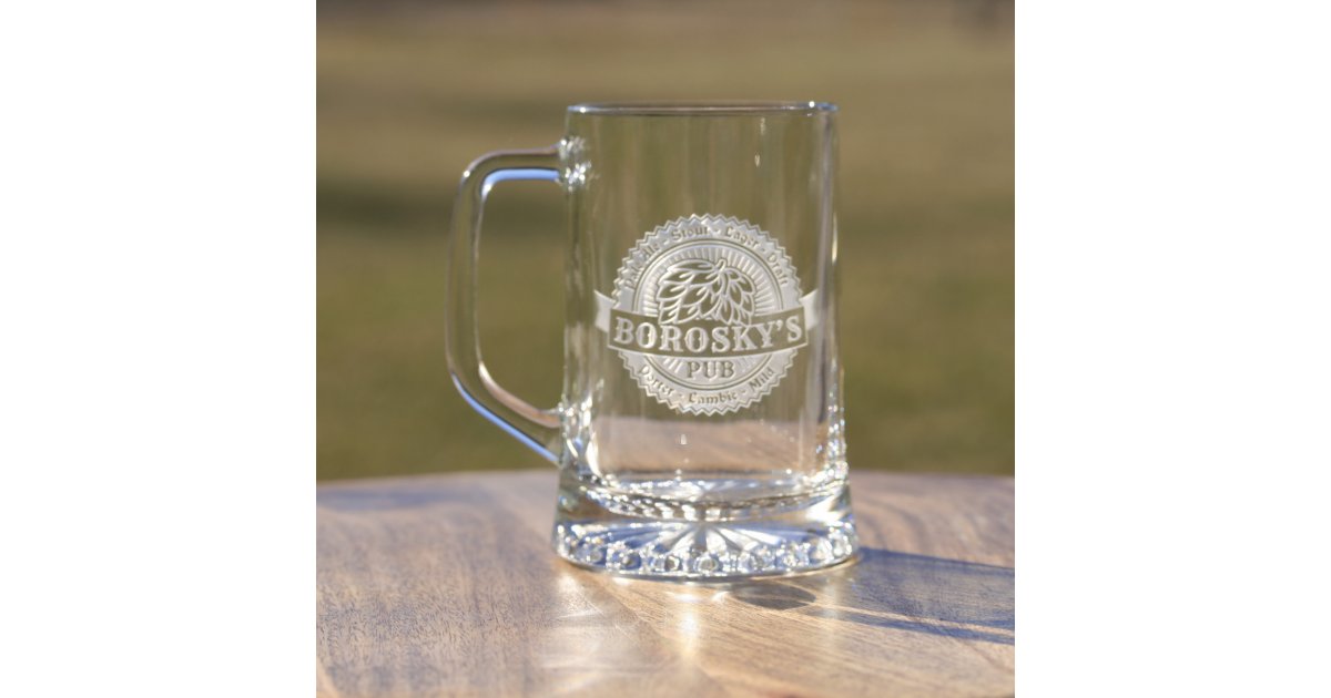 Craft Brew Personalized Beer Mug | Zazzle