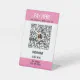 Craft Show Booth Display QR Code Pay Pedestal Sign | Zazzle