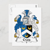Craig Family Crest Postcard | Zazzle