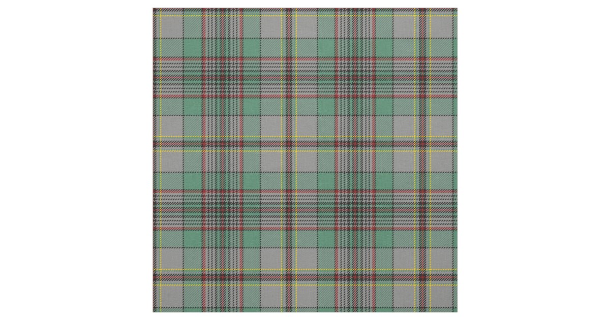 Craig Scottish Clan Tartan Fabric | Zazzle