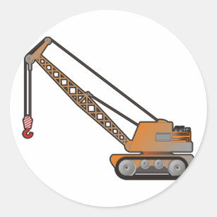 Construction Crane Stickers - 100% Satisfaction Guaranteed | Zazzle