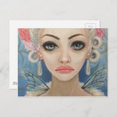Cranky Fairy Original Art Postcard | Zazzle