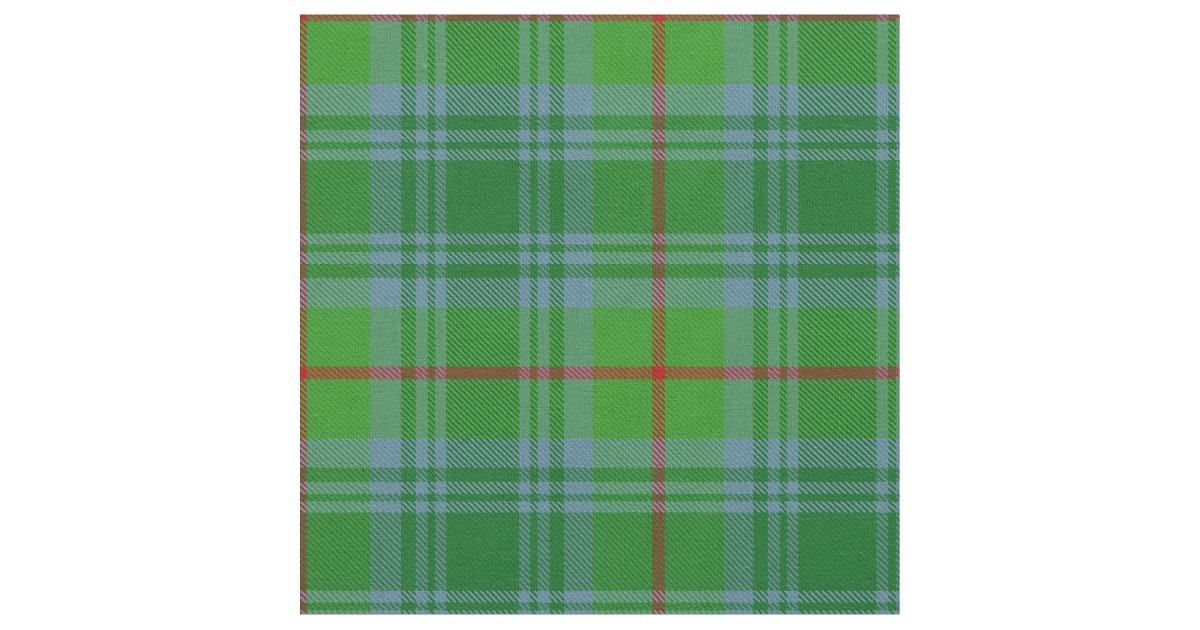 Cranston Clan Tartan Fabric | Zazzle