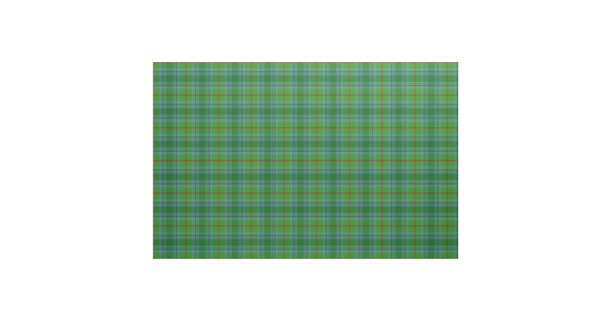 Cranston Clan Tartan Fabric | Zazzle