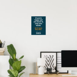 Crap Your Hands Poster | Zazzle