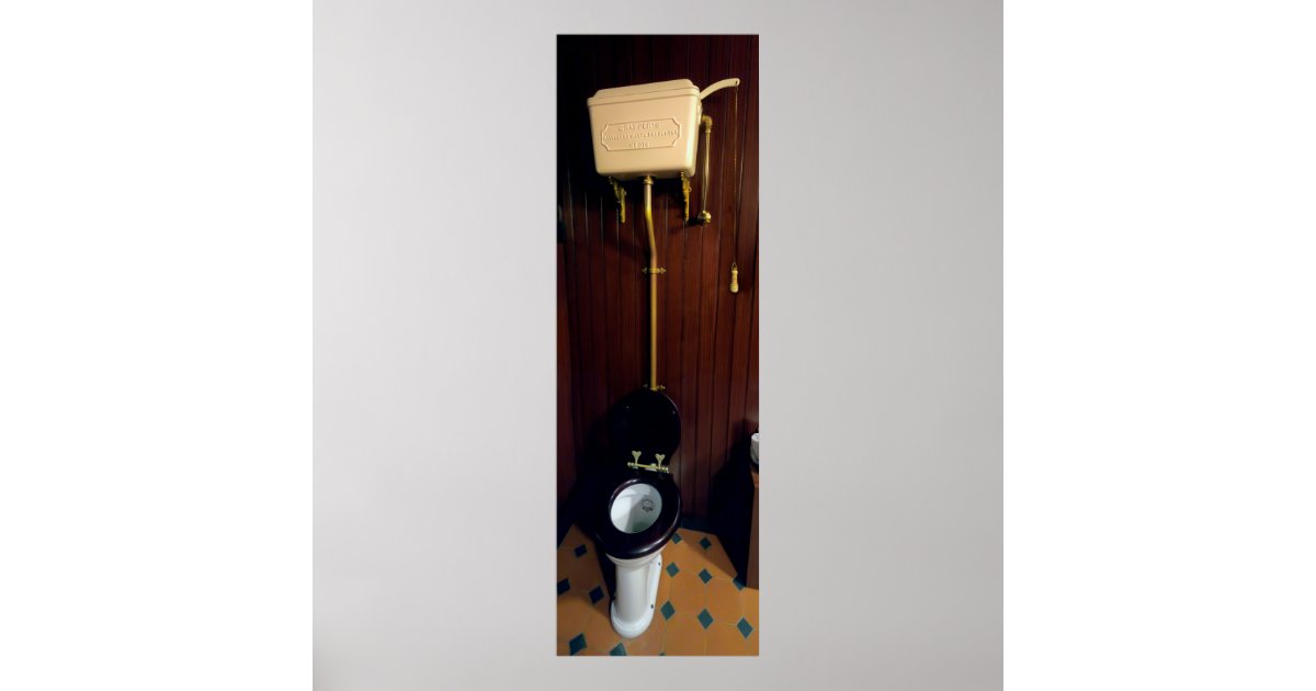 CRAPPER TOILET POSTER | Zazzle