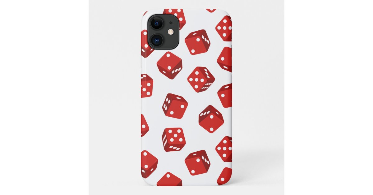 Craps Player Red Dice Case-Mate iPhone Case | Zazzle