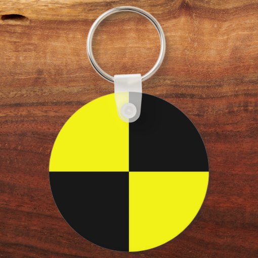 crash test dummies symbol sign car accident keychain | Zazzle