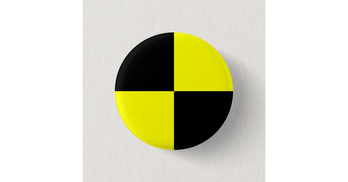 Crash Test Dummy Button | Zazzle
