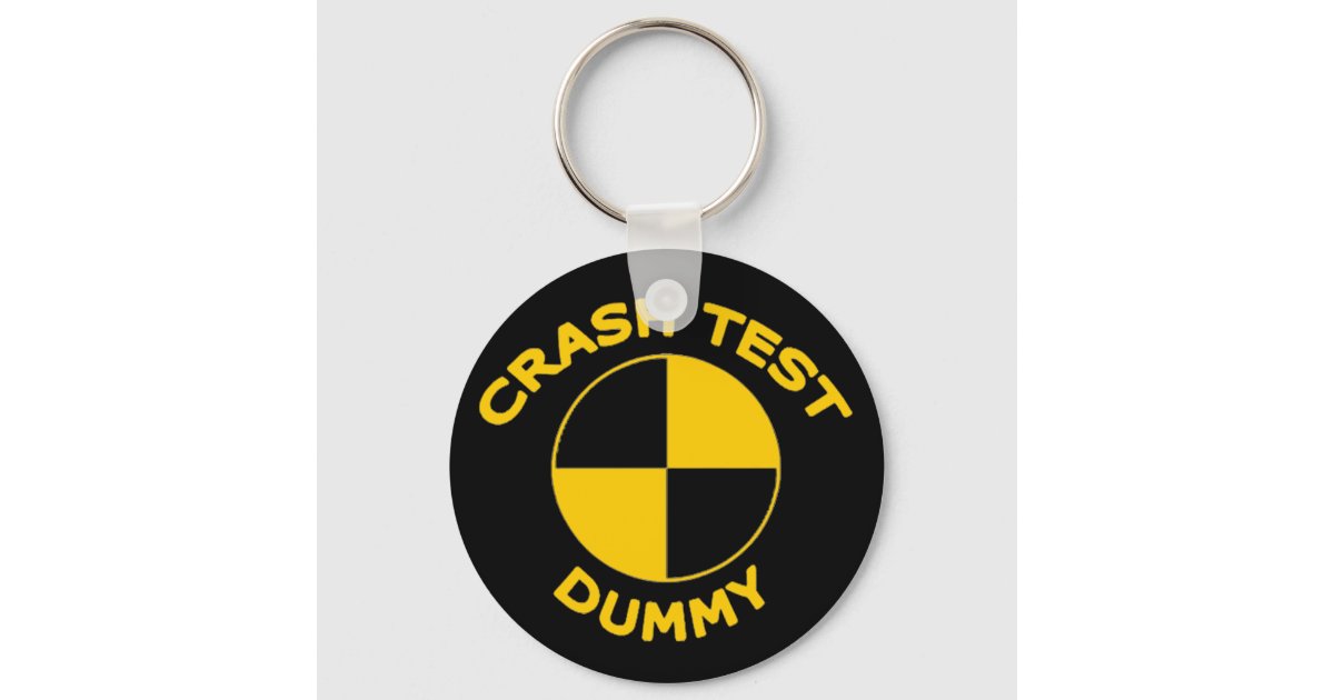 Crash Test Dummy Keychain | Zazzle
