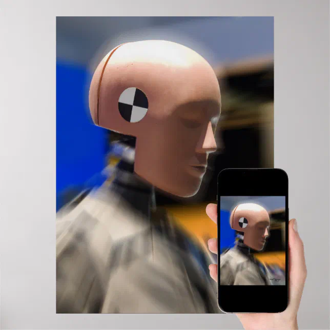 Crash Test Dummy Poster | Zazzle