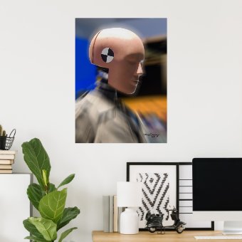 Crash Test Dummy Poster | Zazzle